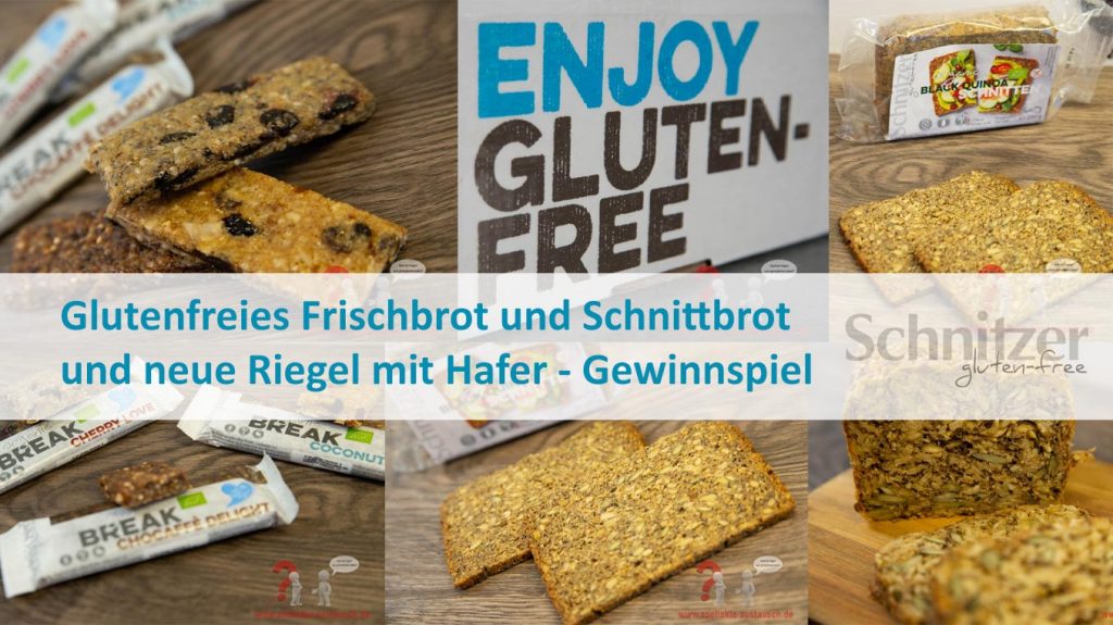 Neue glutenfreie Bio-Brote und Riegel von Schnitzer - Gewinnspiel ...